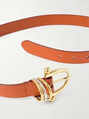 Chloé Bracelet Leather Belt - Brown
