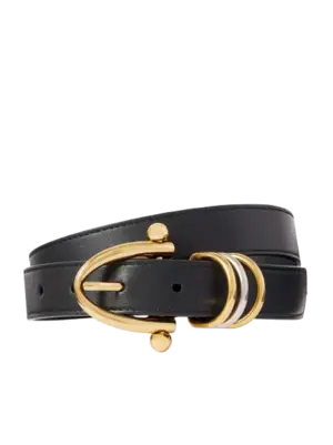 Chloé Bracelet Leather Belt - Black