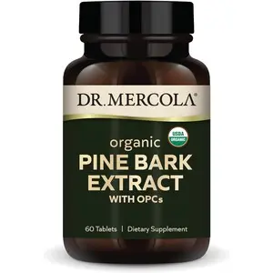 DR. MERCOLA Organic Pine Park Extract 60 Tablets - One-color