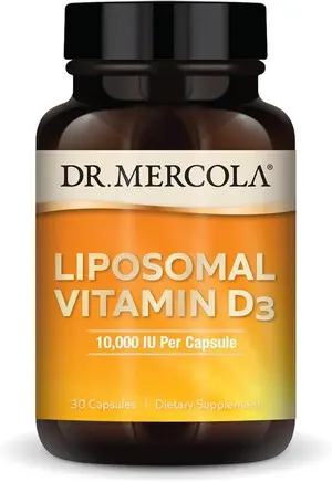DR. MERCOLA Lipsomal Vitamin D3 10000 Iu 30 Capsules - One-color