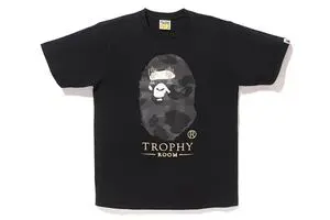 A BATHING APE X Trophy Room Ape Head Tee Shirt - Black