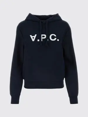 A.p.c. Logo Hoodie - Navy