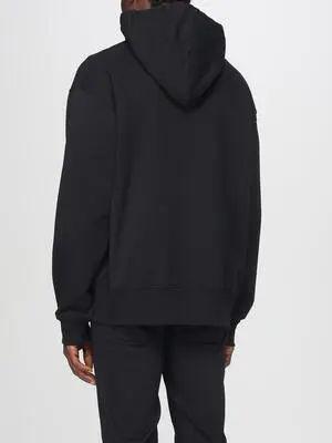 DIESEL® Hooded Sweatshirt With Logo - Black
