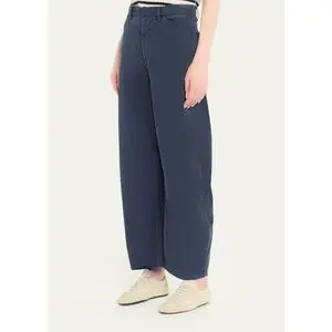 NILI LOTAN Tribeca Straight Leg Pants - Cabernet