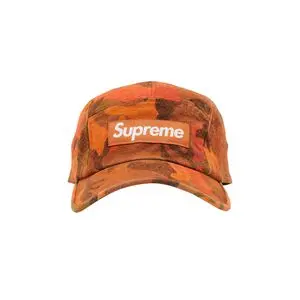 Supreme Washed Canvas Camp Cap - Orange