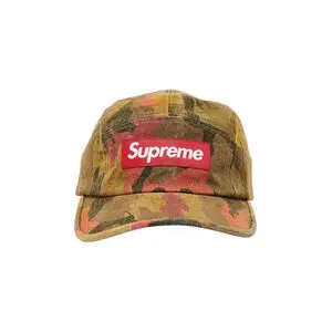 Supreme Washed Canvas Camp Cap - Tan