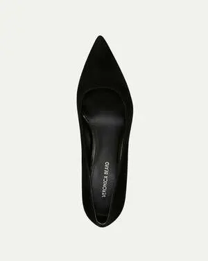 Veronica Beard Rita Suede Pumps - Black