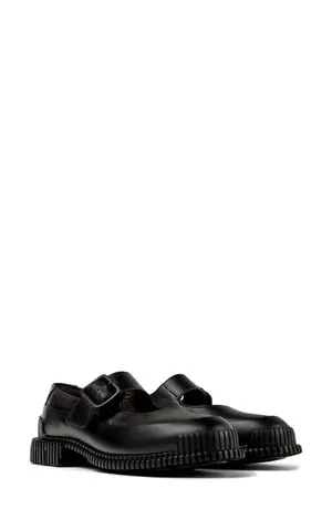 Camper Pix Mary Jane Flat - Black
