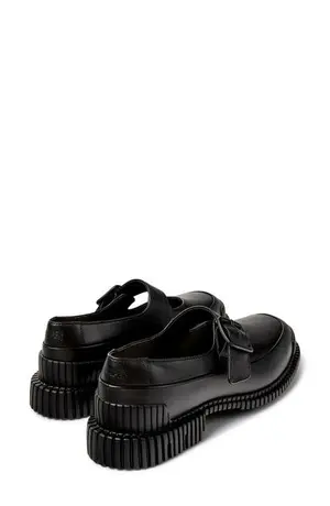 Camper Pix Mary Jane Flat - Black
