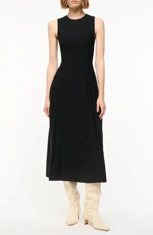 Women's Pleated Maxi Day Dresses