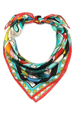 Kate Spade New York Townhouse Silk Square Scarf
