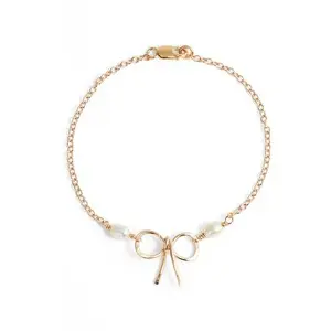 NASHELLE Ellie Bow Bracelet - Gold Fill