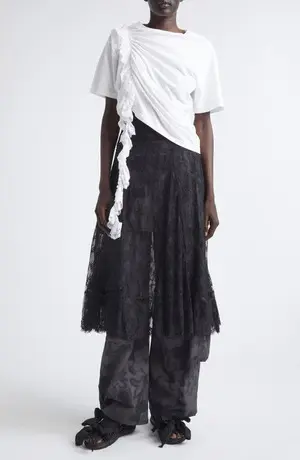 Collina Strada Pamela Sheer Lace Slipdress