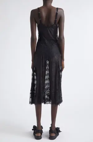 Collina Strada Pamela Sheer Lace Slipdress