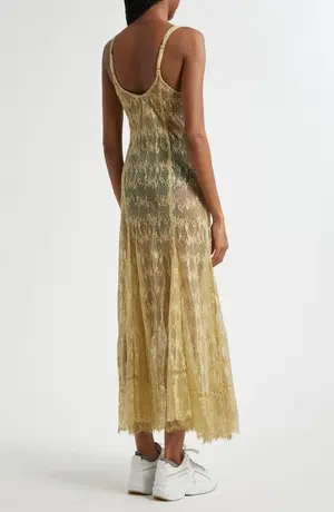 Collina Strada Pamela Sheer Lace Slipdress
