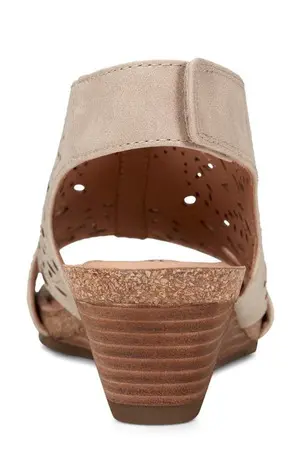 EARTH® Halin Wedge Sandals - Light Natural