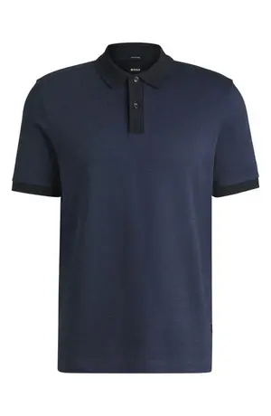 BOSS Parlay Cotton Piqué Polo
