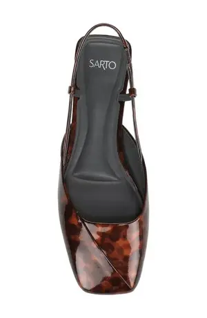 Franco Sarto Telica Slingback Flat - Brown