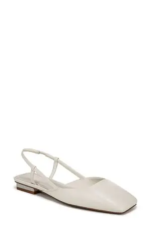 Franco Sarto Telica Slingback Flat - White