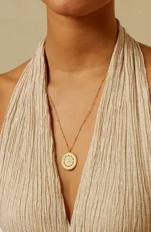 SATYA JEWELRY Inner Light Mandala Necklace