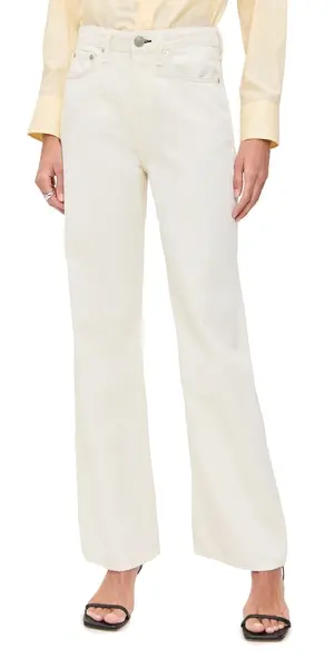 Rag & Bone Feather Weight Logan Jeans - Ecru