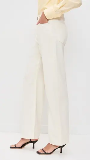 Rag & Bone Feather Weight Logan Jeans - Ecru