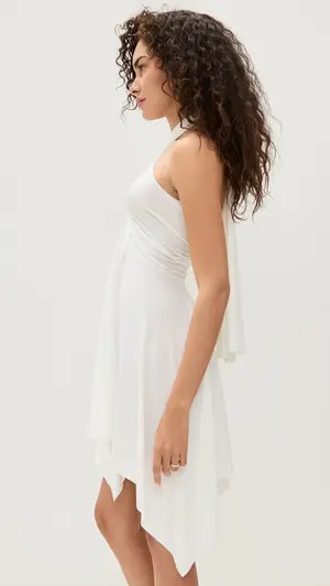 Norma Kamali Convertible Draped Dress