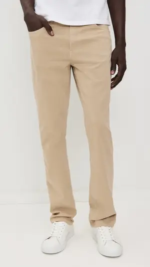 FRAME Modern Straight Twill Jeans - Beige