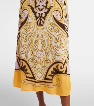 La DoubleJ Perry Printed Midi Dress
