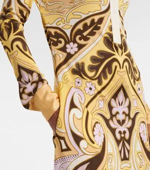 La DoubleJ Perry Printed Midi Dress