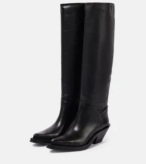 Gabriela Hearst Leather Knee-high Boots - Black