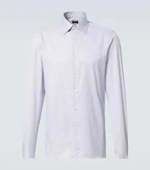 Zegna Striped Cotton Shirt - Multicoloured