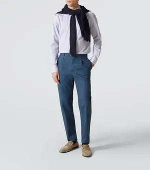 Zegna Striped Cotton Shirt - Multicoloured
