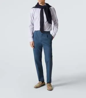 Zegna Striped Cotton Shirt - Multicoloured
