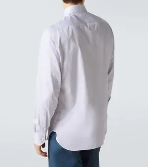 Zegna Striped Cotton Shirt - Multicoloured