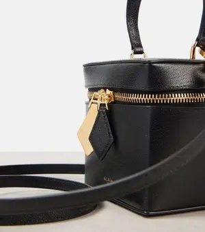Alaïa Cube Leather Vanity Bag