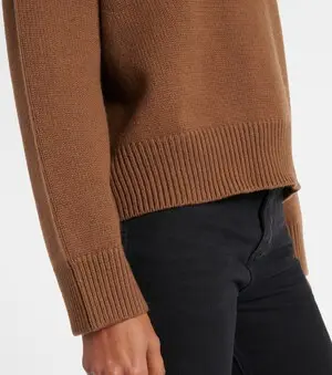 NILI LOTAN Renata Cashmere Sweater - Brown