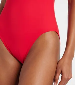 KARLA COLLETTO Lenora Ribbon Swimsuit - Red