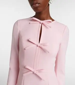 Carolina Herrera Bow-detail Crêpe Gown