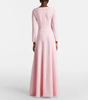 Carolina Herrera Bow-detail Crêpe Gown