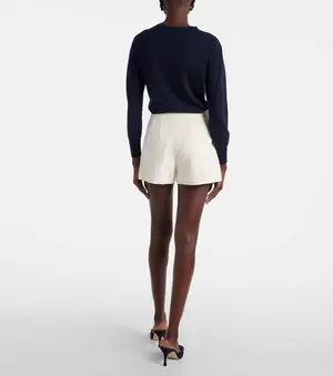 Veronica Beard Gershwin Cotton-blend Shorts