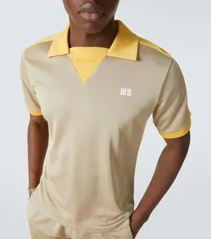 WALES BONNER Logo Colorblocked Polo Shirt