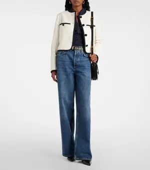 Veronica Beard Scottie Cotton-blend Top