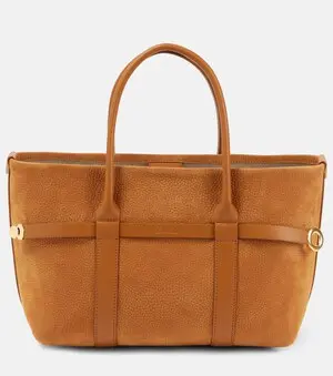 Loro Piana Ghiera Small Leather Tote Bag - Brown