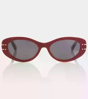 Dior Diorsignature B8u Oval Sunglasses - Red