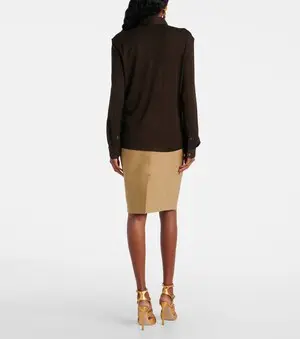 TOM FORD Jersey Top - Brown