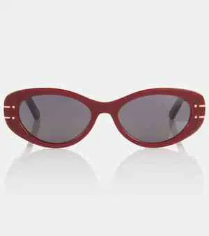 Dior Oval Sunglasses - Red