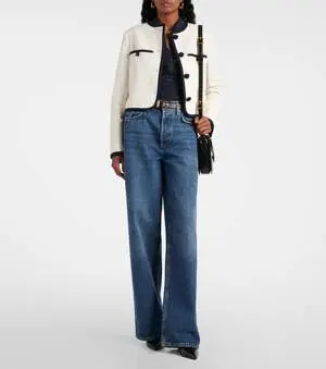 Veronica Beard Scottie Cotton-blend Top