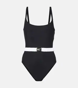 KARLA COLLETTO Belted Swimsuit - Black