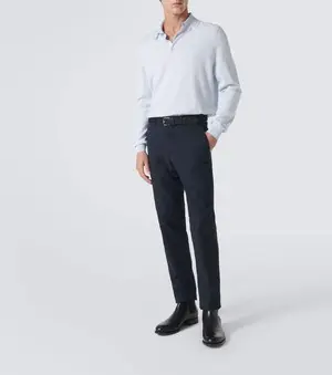 Loro Piana Pantaflat Cotton-blend Chinos